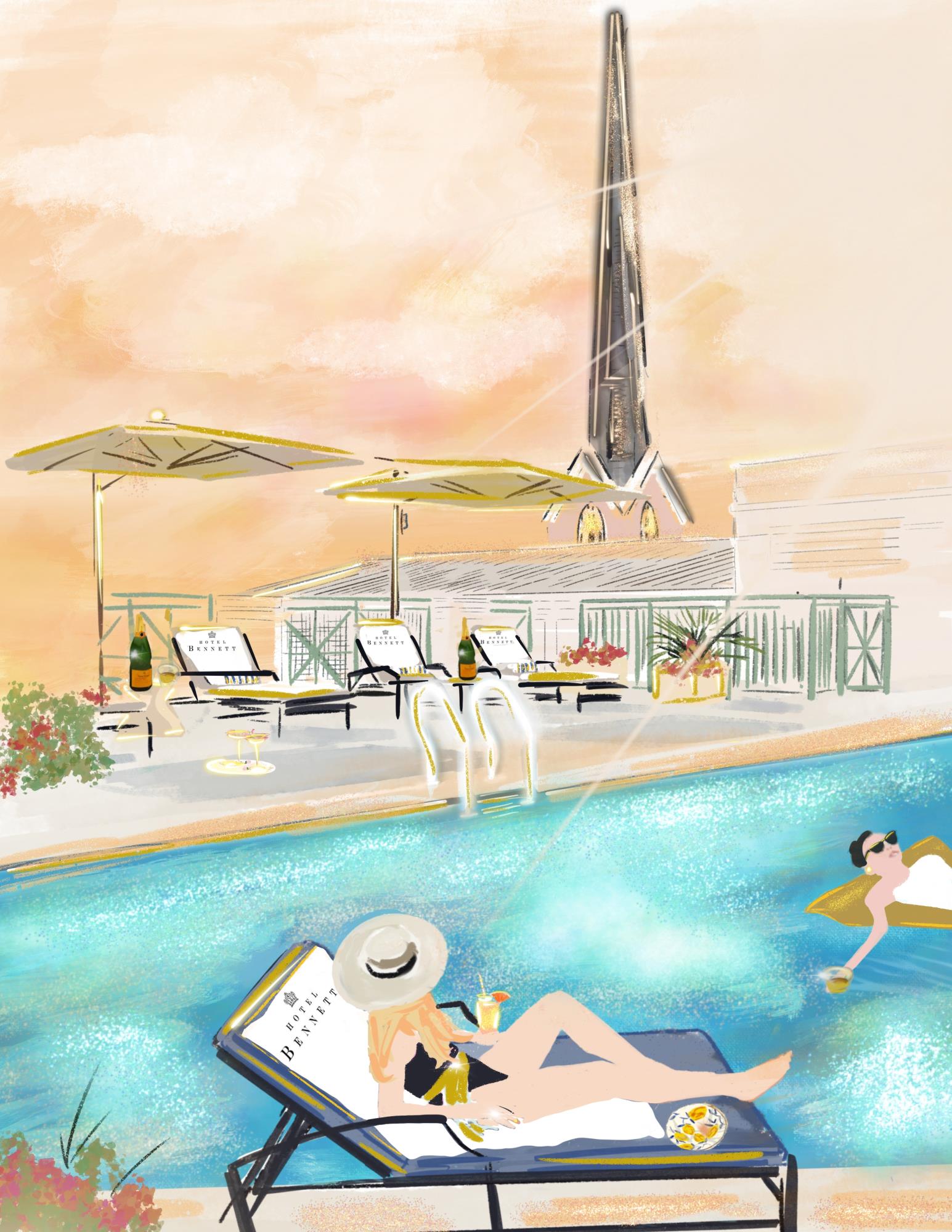 Golden Summer | Hotel Bennett Charleston | Hotels in Charleston, SC